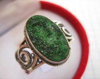 Uvarovite garnet | Etsy