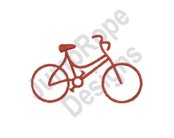 Bicycle embroidery | Etsy