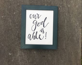 God is able | Etsy