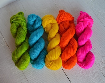 Neon yarn | Etsy