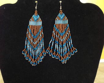 Native american beaded earrings | Etsy
