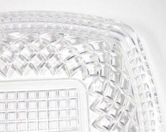 Vintage glass plates | Etsy