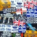 100 x Leeds United Stickers Based on LUFC Poster Shirt Scarf