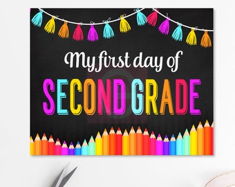 First day 2nd grade | Etsy