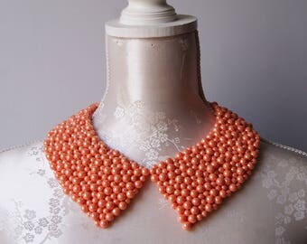 Orange collar | Etsy