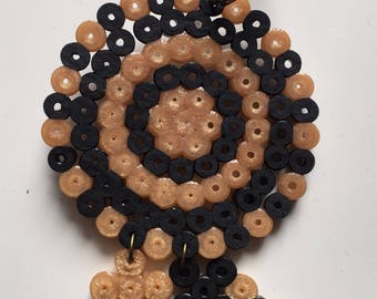 Perler bead keychain | Etsy