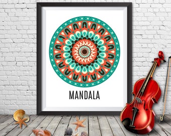 Mandala wall hanging | Etsy