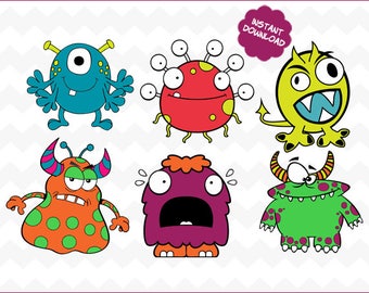 Silly monster | Etsy