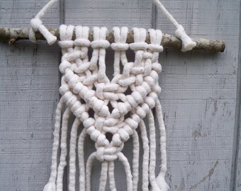 White macrame | Etsy