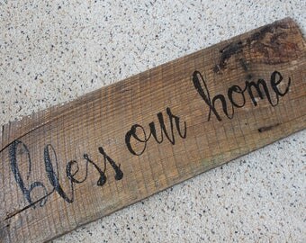 Rustic home sign | Etsy