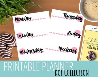 3 Month Calendar Printable Planner Sheets 8.5X11 Letter