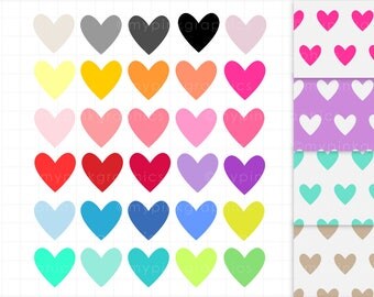 Heart clip art | Etsy