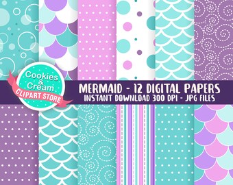 Mermaid paper | Etsy