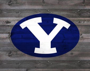 Byu logo | Etsy