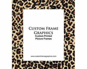 Leopard photo frame | Etsy