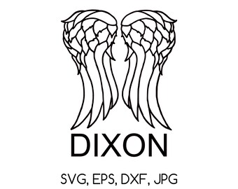 Twd silhouette | Etsy