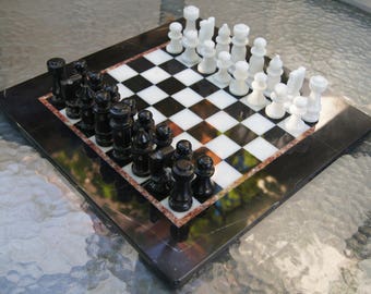 Marble chess set | Etsy