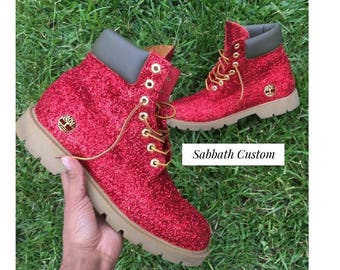 Custom timberlands | Etsy