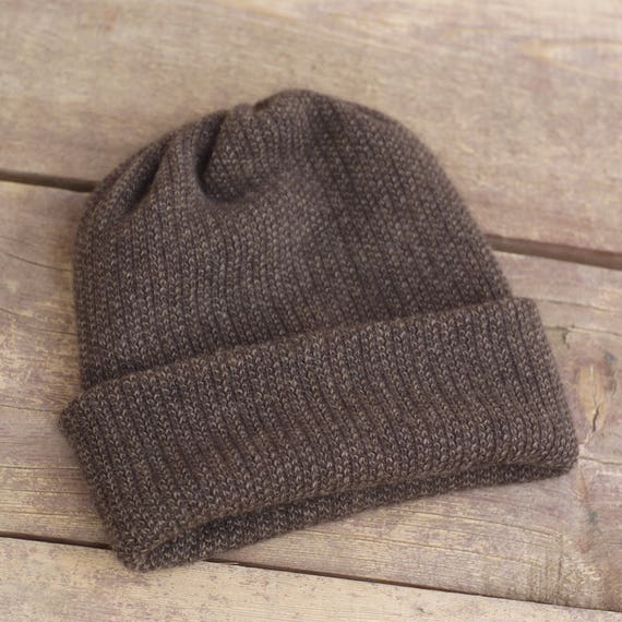 100% Natural Yak Down Hat Mongolian Eco Wool Hat Knitted Hat