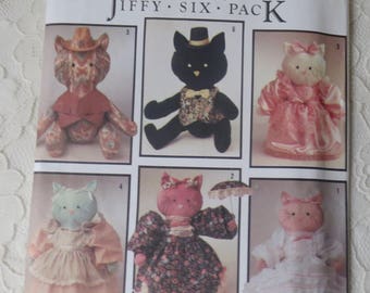 Stuffed cat pattern | Etsy