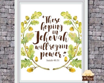 Jw year text | Etsy
