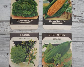 Vintage seed packets | Etsy
