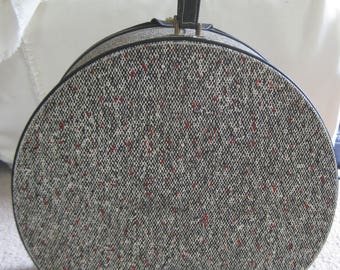 Round suitcase | Etsy