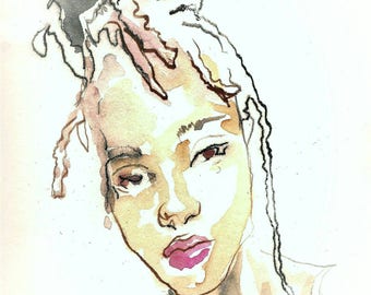 Dreadlocks wall art | Etsy