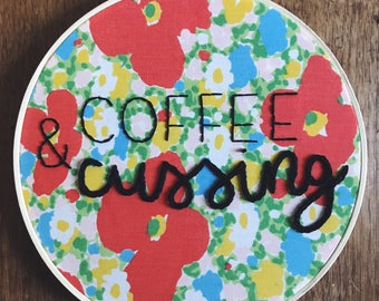 Swear embroidery | Etsy