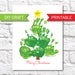 Handprint Christmas Tree Printable Template Christmas Kids