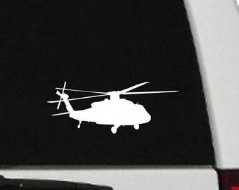 Helicopter decal | Etsy