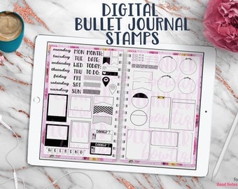Bullet journal stamps | Etsy