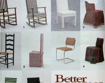 Parsons Chair Slipcover PDF format Sewing Pattern Tutorial