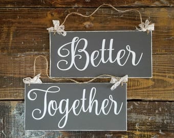 Wedding table signs | Etsy