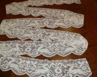 Wide lace trim | Etsy
