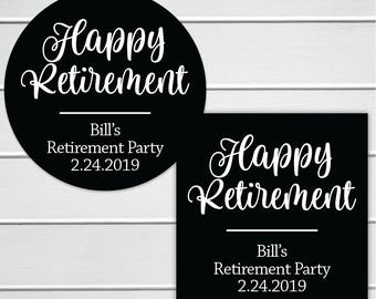 Retirement labels | Etsy