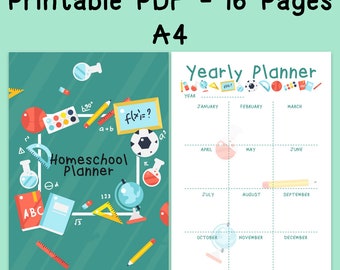 Homeschool Planner Printable School Planner Mom Teacher