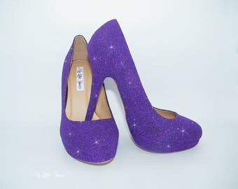 Purple heels | Etsy