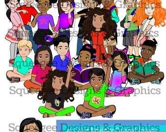 Diversity clipart | Etsy