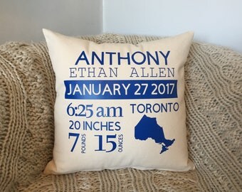 Unique Baby Gift Birth Announcement Personalized Baby