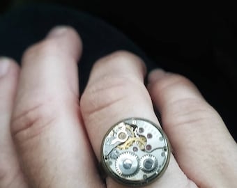 Watch movement ring | Etsy