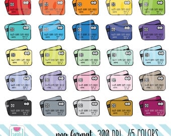 Credit Card Clipart Debit Bank Card Clip Art Money Shopping