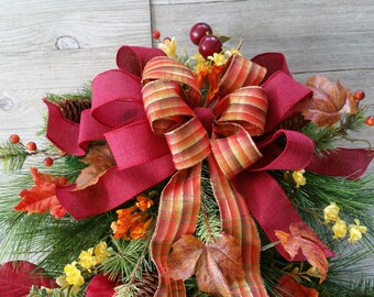 Fall door swag | Etsy