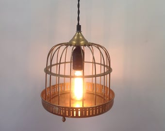 Bird cage lamp | Etsy