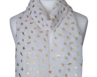 Metallic Scarf | Etsy