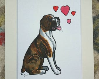 Brindle boxer | Etsy