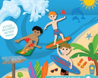 Surfboard clipart | Etsy