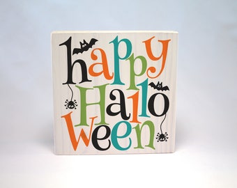 Happy halloween sign | Etsy