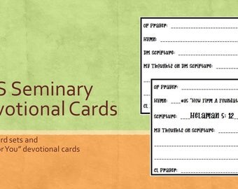 LDS Seminary Doctrinal Mastery Topic Posters-instant digital