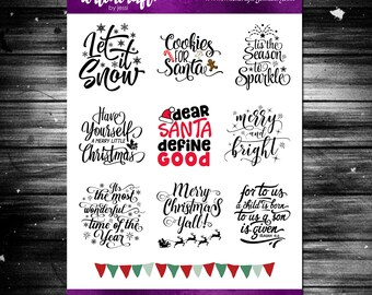Christmas sayings | Etsy